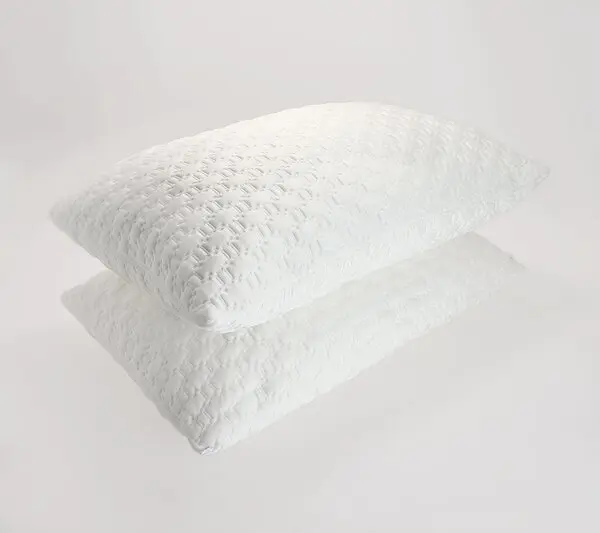 HOME REFLECTIONS S/2 Hybrid Foam & Down Alt Cool Pillows-kg