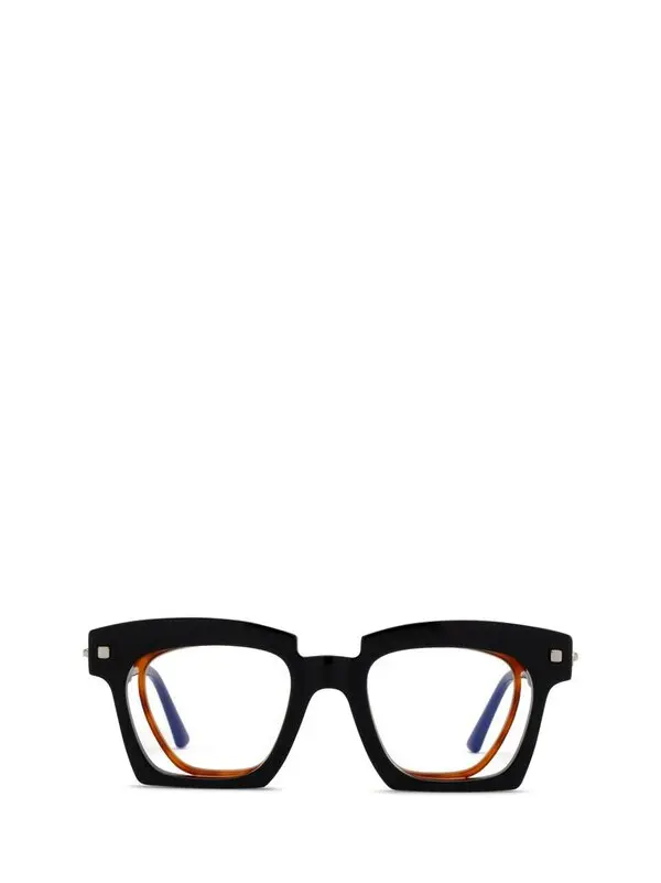 KUBORAUM Squarish Eyeglasses - Black Shine + Havana + Tortoise + Black Shine