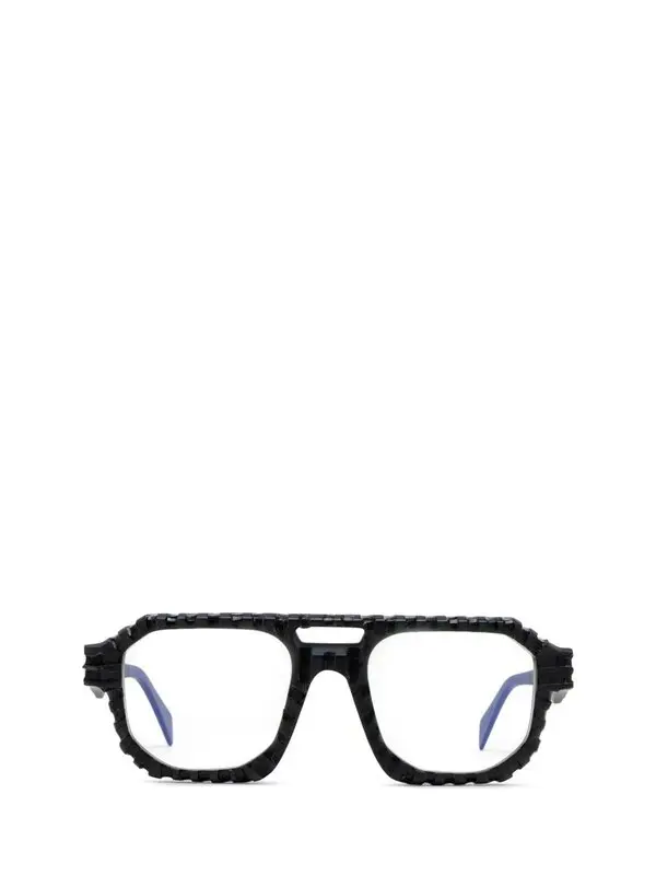 KUBORAUM Full Rim Eyeglasses - Black Matt Handcraft Finishing