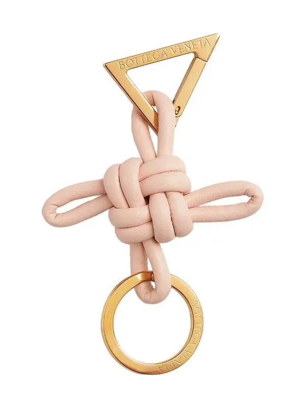 Bottega Veneta Double Knot Triangle Key Ring - Multicolor
