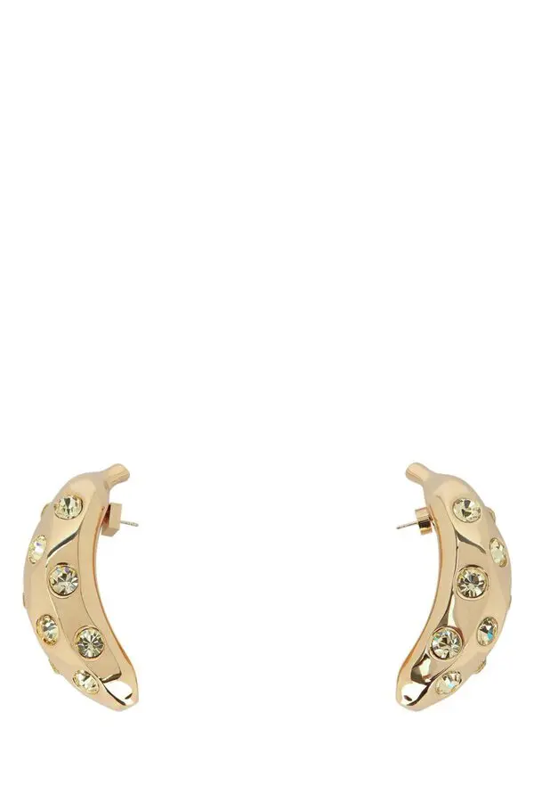 Jacquemus Les Boucles Bananes Earrings - Goldyellow