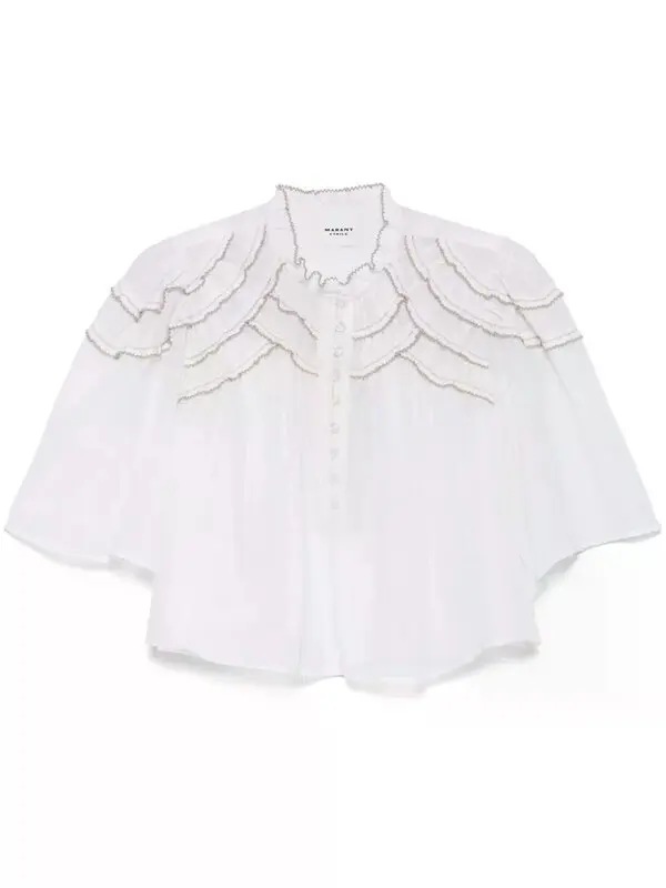 MARANT ETOILE Carmen Blouse - Neutrals