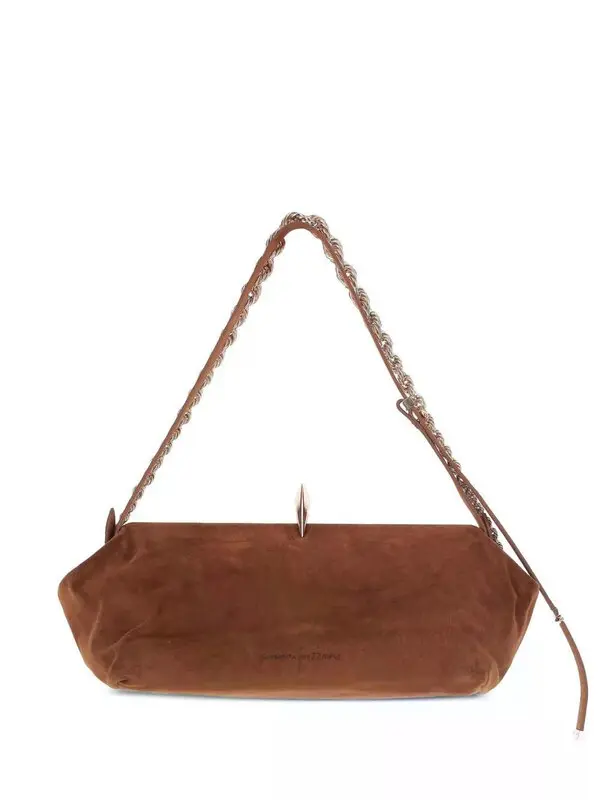 Benedetta Bruzziches Sophia Suede Shoulder Bag