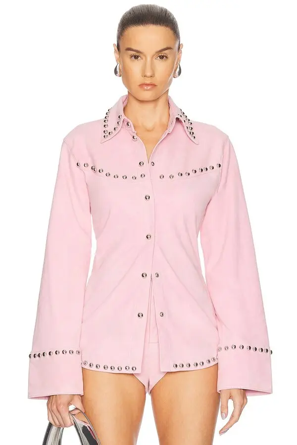 Retrofete Palmira Suede Shirt