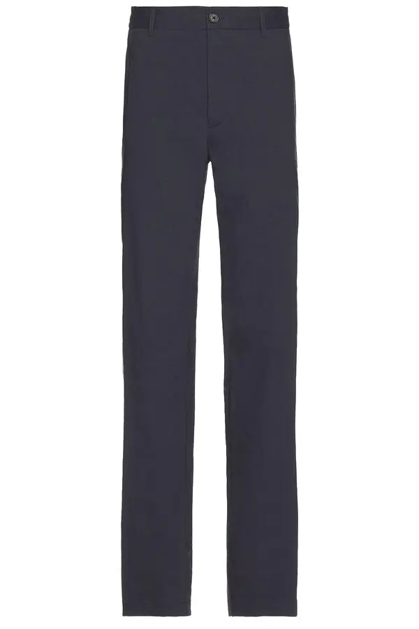 Theory Stretch Linen Curtis Pant - Eclipse