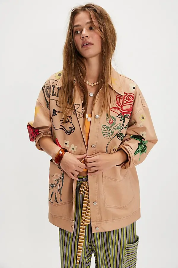 Free People We The Free Charm Me Chore Jacket