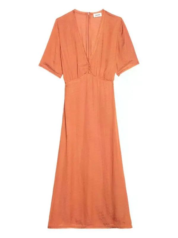Zadig&Voltaire Rhodral Midi Dress - Orange