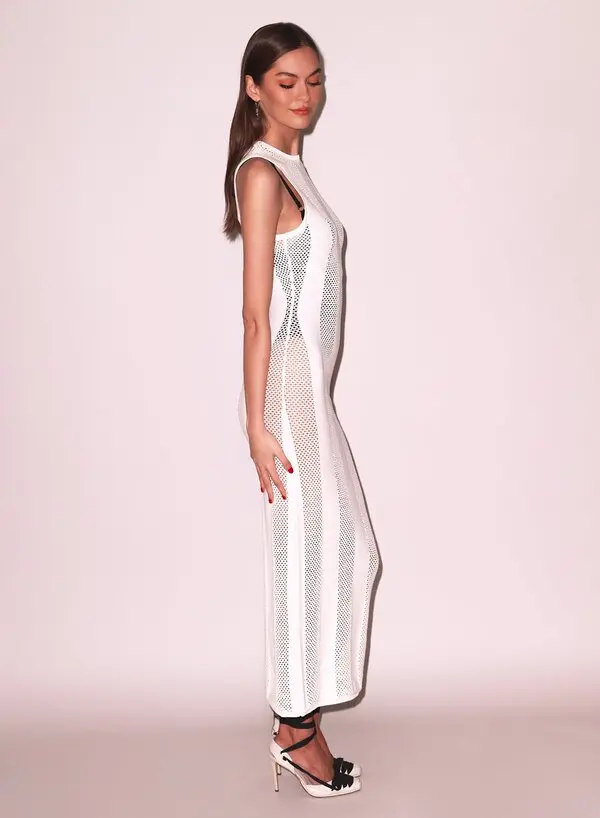 Fleur Du Mal Simone Maxi Dress - Lait De Coco