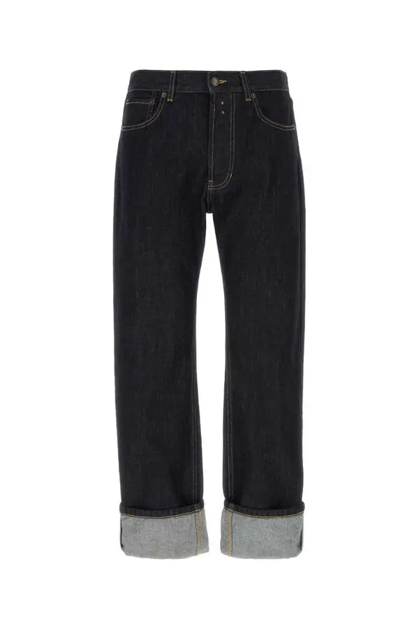 Alexander McQueen Straight Leg Jeans - Blue