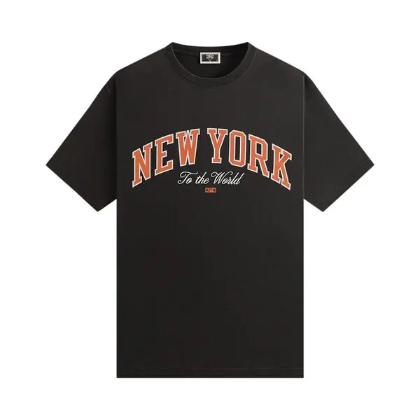 Kith For The New York Knicks Vintage Tee - Black