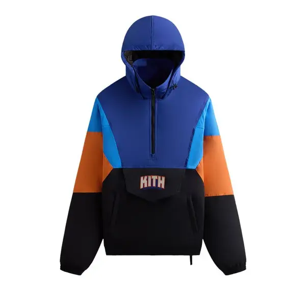 Kith For The New York Knicks Wings Quarter Zip Anorak