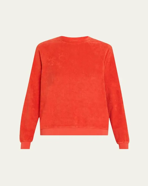 Kule The Terry Franny Sweatshirt - Poppy