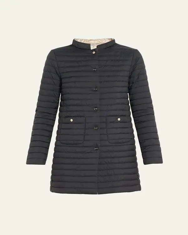 Herno Reversible A-shape Quilted Down Jacket