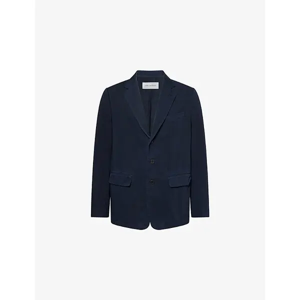 Dries Van Noten Twill Notch-lapels Cotton-poplin Blazer