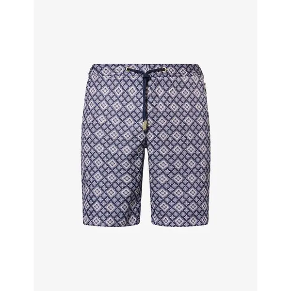 Orlebar Brown Dane Geometric-print Swim Shorts