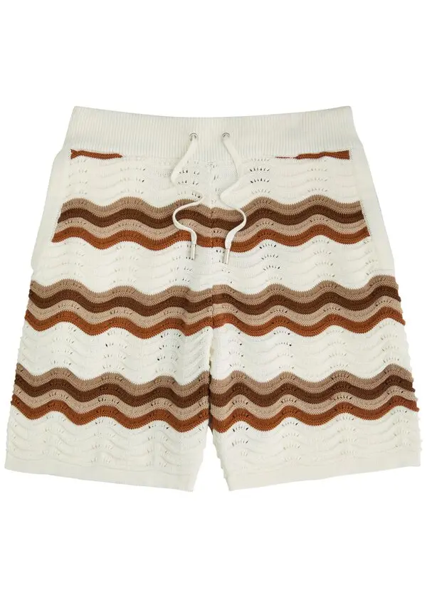 RAITH Wave Crochet Knit Shorts