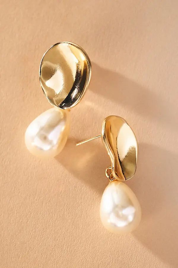 A.B. ELLIE Studio Bride Pearl Drop Earrings