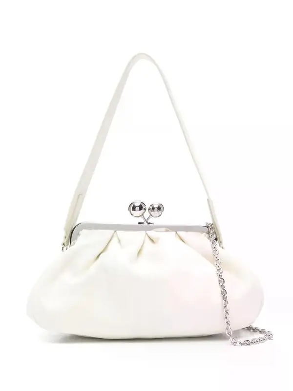 Max Mara Medium Pasticcino Clutch Bag - White