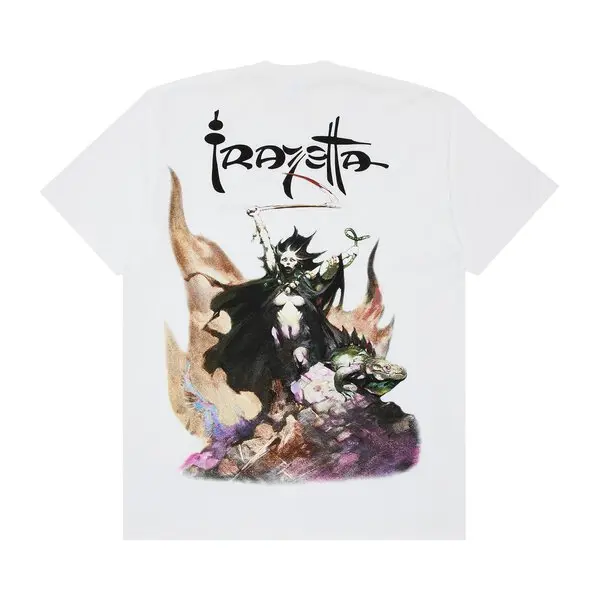 Supreme X Frank Frazetta With Scythe Tee - White