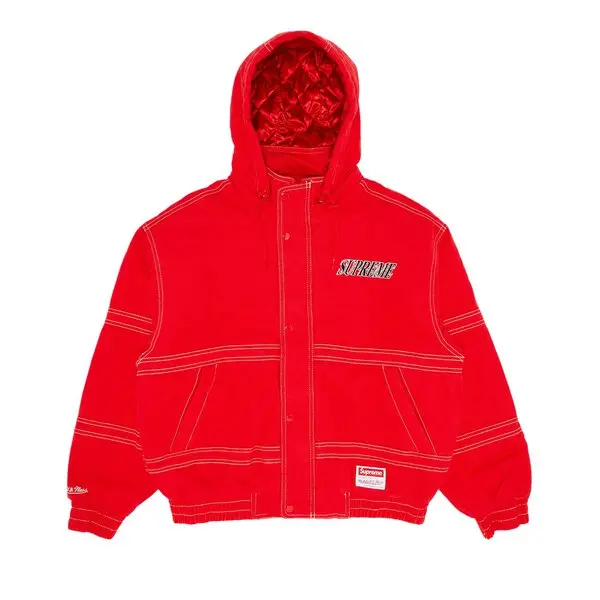 Supreme Twill Stadium Jacket - Red