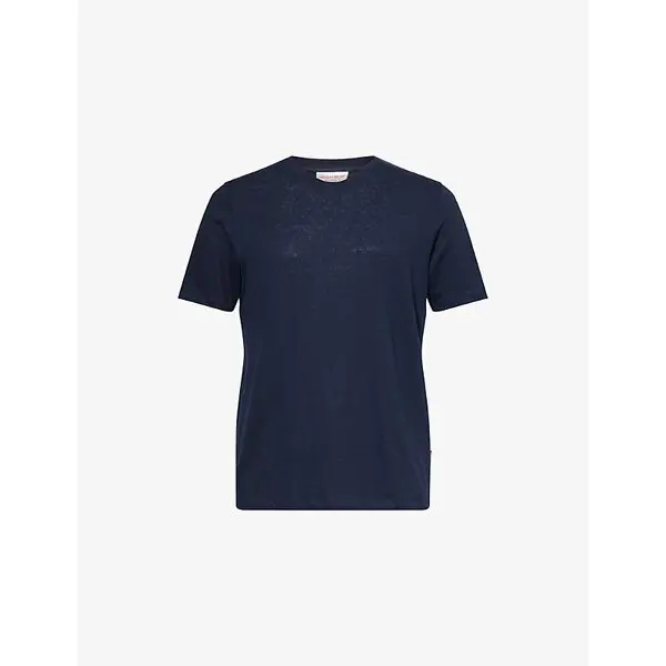 Orlebar Brown Ob Standard-t Crewneck Stretch-linen Shirt