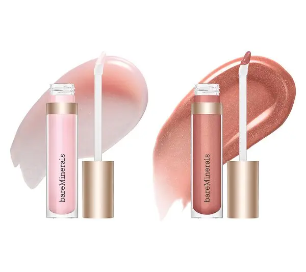 BAREMINERALS Gleam On Full-size Lip Gloss-balm Duo
