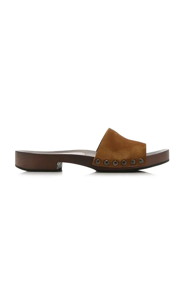 Miu Miu Suede Clogs