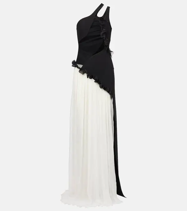 NENSI DOJAKA Asymmetric Maxi Dress