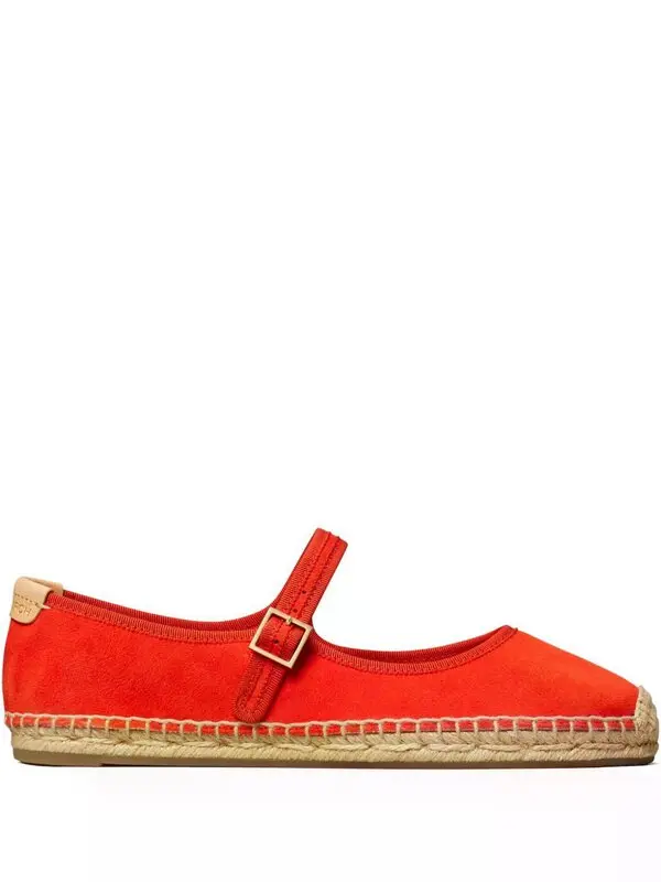 Tory Burch Suede Espadrilles - Red