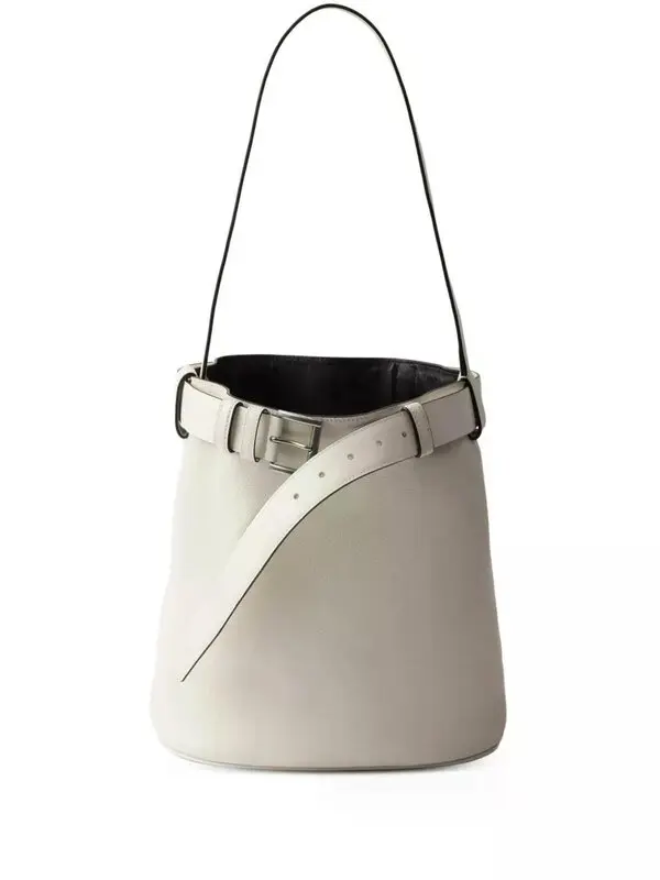 Prada Bucket Bag With Buckle - White