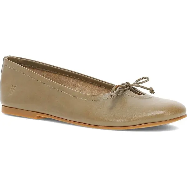 Frye Leather Ballet Flat - Eucalyptus