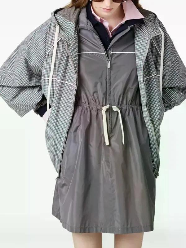 Miu Miu Checked Bomber Jacket
