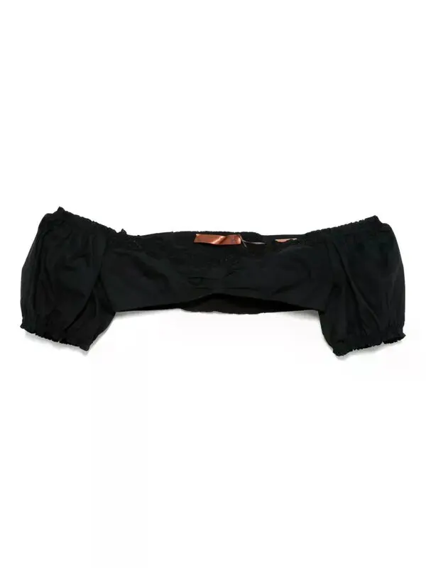 Ermanno Scervino Off-shoulder Cropped Top