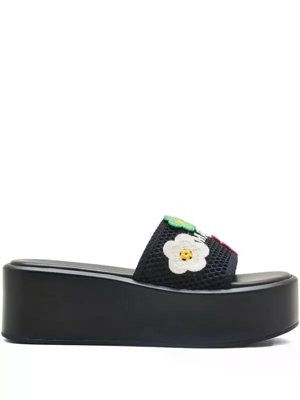 Marc Jacobs Daisy Crochet Platform Slides