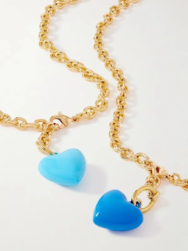 ROXANNE ASSOULIN Mini Happy Heart Necklaces