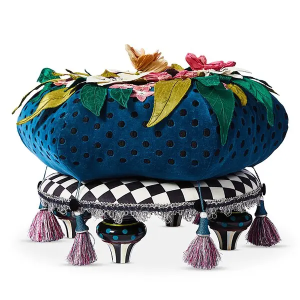 MACKENZIE-CHILDS Fairy Tale Footstool