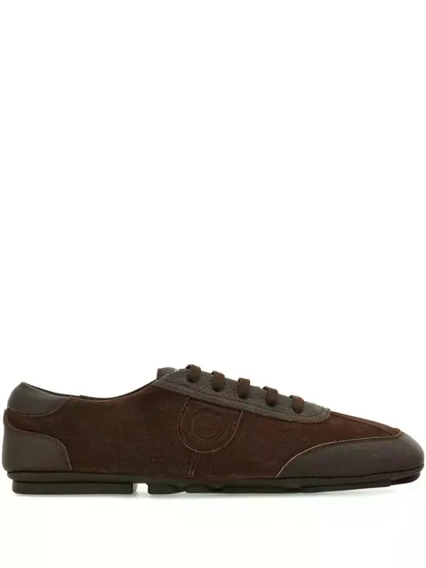 FERRAGAMO Suede Sneakers - Brown