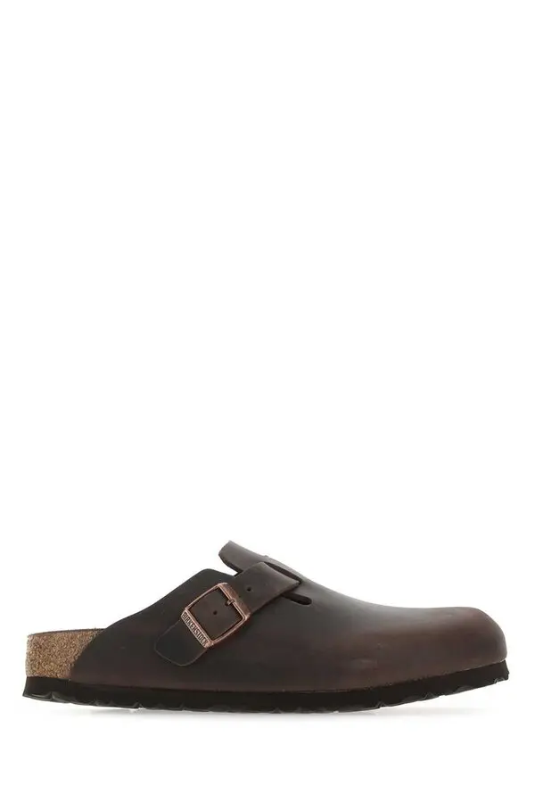 BIRKENSTOCK Boston Slippers - Brown