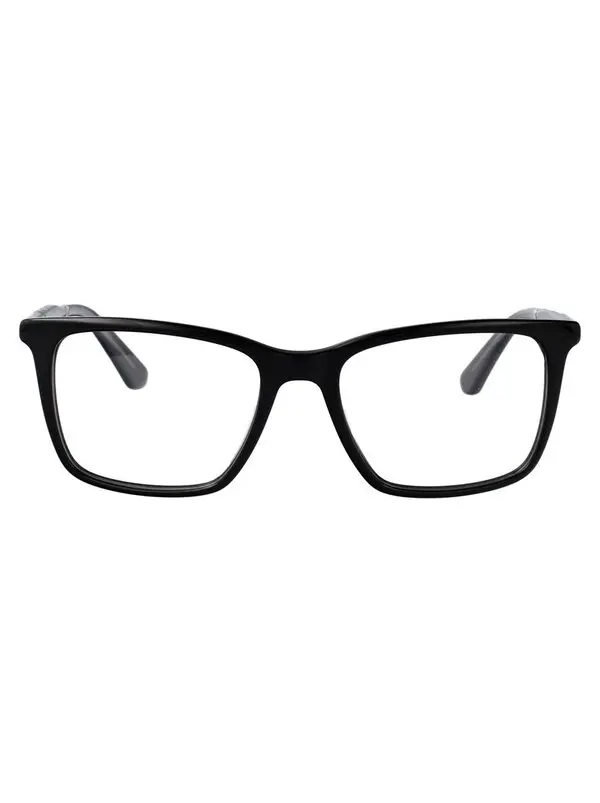 Calvin Klein Acetate Rectangle Eyeglasses - Black