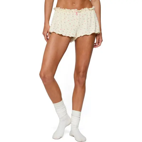 EDIKTED Floral Print Shorts