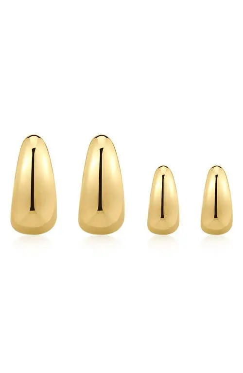 LUV AJ The Classic Claw Set Of 2 Hoop Earrings