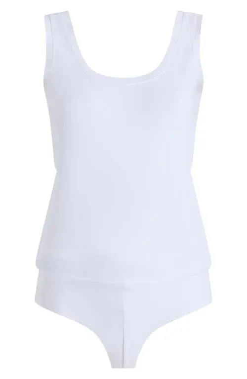 Commando Essential Cotton Blend Bodysuit - White