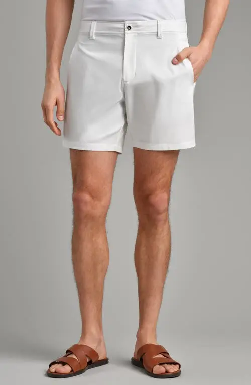RHONE Nomad 7-inch Tech Chino Shorts - White Onyx