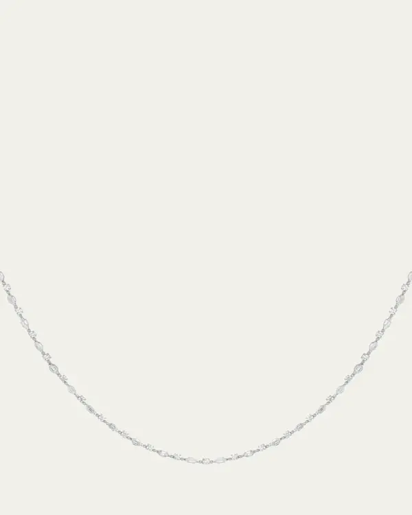 Paul Morelli 18k White Gold Diamond Necklace