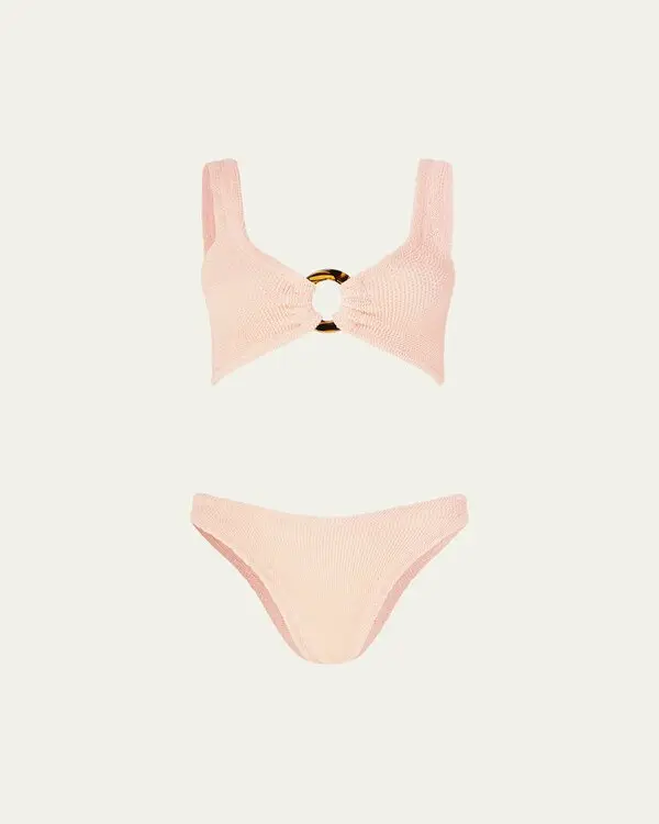 Hunza G Julia Two-piece Swimsuit - Blush