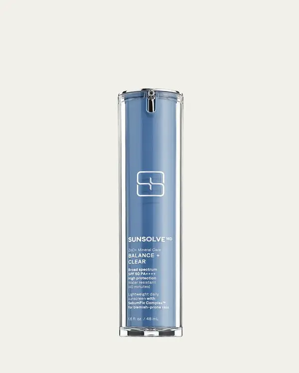 SUNSOLVEMD Zno+ Mineral Care Balance And Clear, 1.6 Oz