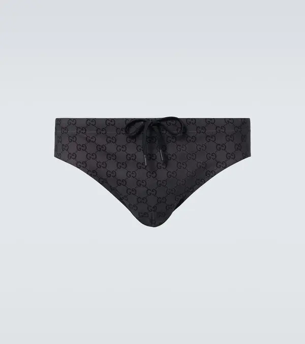 Gucci Gg Printed Swim Briefs