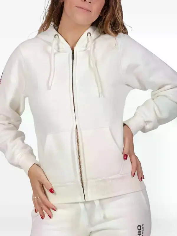 PODHIO Embroidered Zip Up Hoodie
