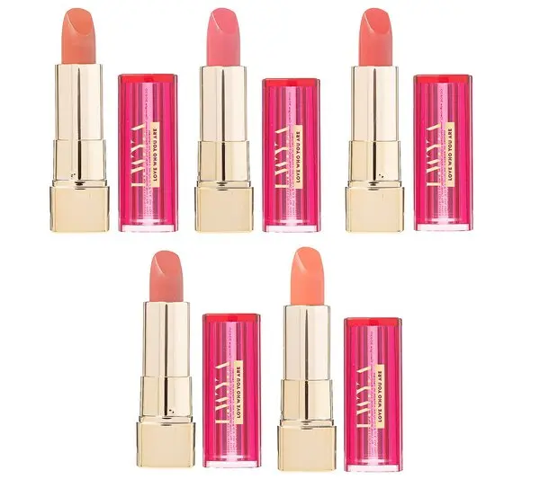 LWYA BY KIM GRAVEL Lwya By_kim Gravel Hydrakiss Lipstick 5pc Collection