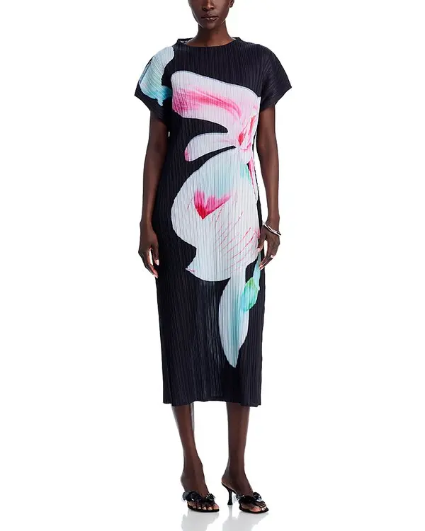 NANCY YANG Floral Print Dress